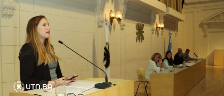Discurso de la posgraduada destacada, Mg. María Laura Lefèvre. - UTN.BA