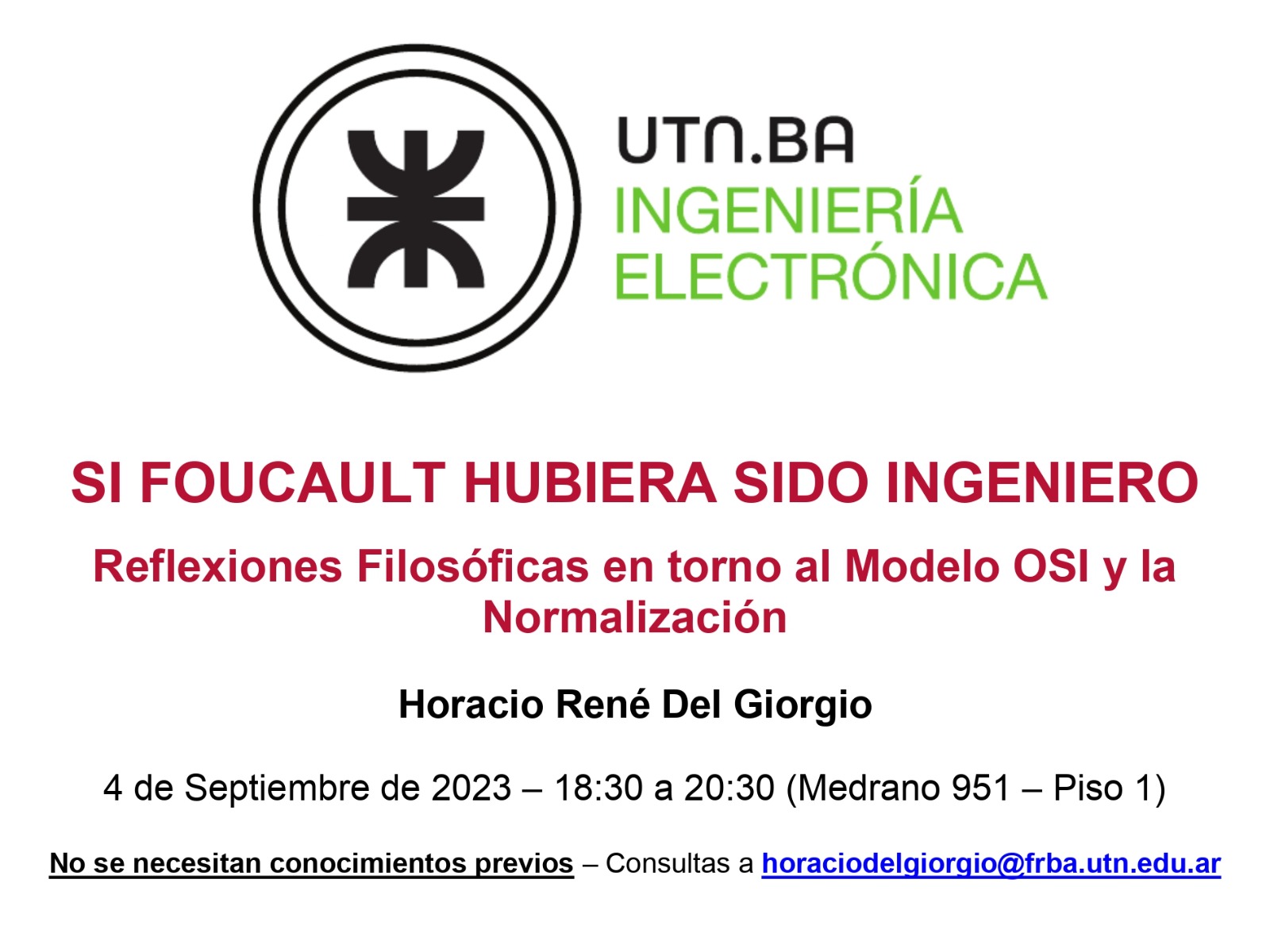 Sitio web del Departemento de Ingeniería Electrónica de la UTN Buenos Aires